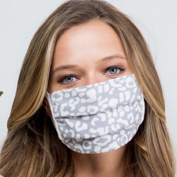 Accessories | Made In Usa Leopard Print Face Mask | Poshmark